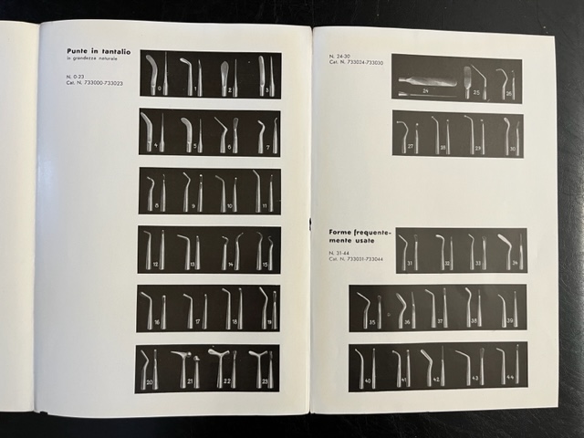 BROCHURE PUBBLICITARIA D'EPOCA Instrumenti in tantalio Siemens dentisti