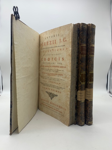 Antonio Perez, Praelectiones in duodecim libros Codicis Iustiniani...1783