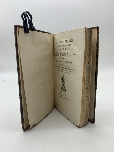 Renazzi, Elementa juris criminalis liber primus. De delectis generatim, 1819