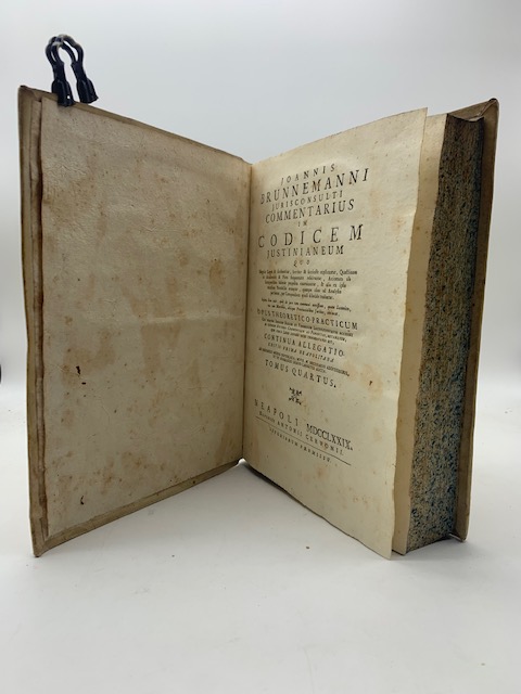 Joannis Brunnemanni Jurisconsulti Commentarius in Codicem Justinianeum. Tomus IV