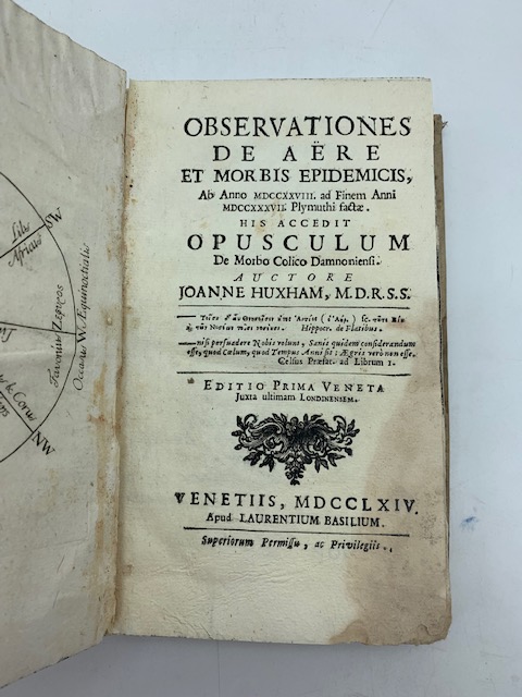 John Huxham, Observationes de aere et morbis epidemicis, 1764