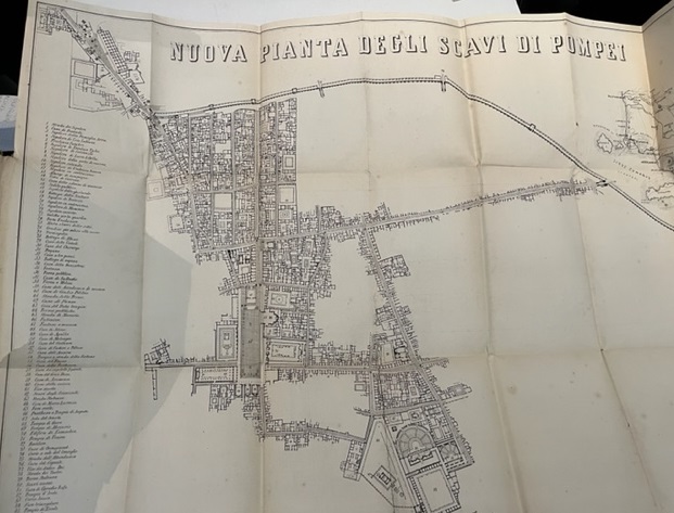 Nuova pianta degli scavi di Pompei | Libreria Antiquaria Coenobium